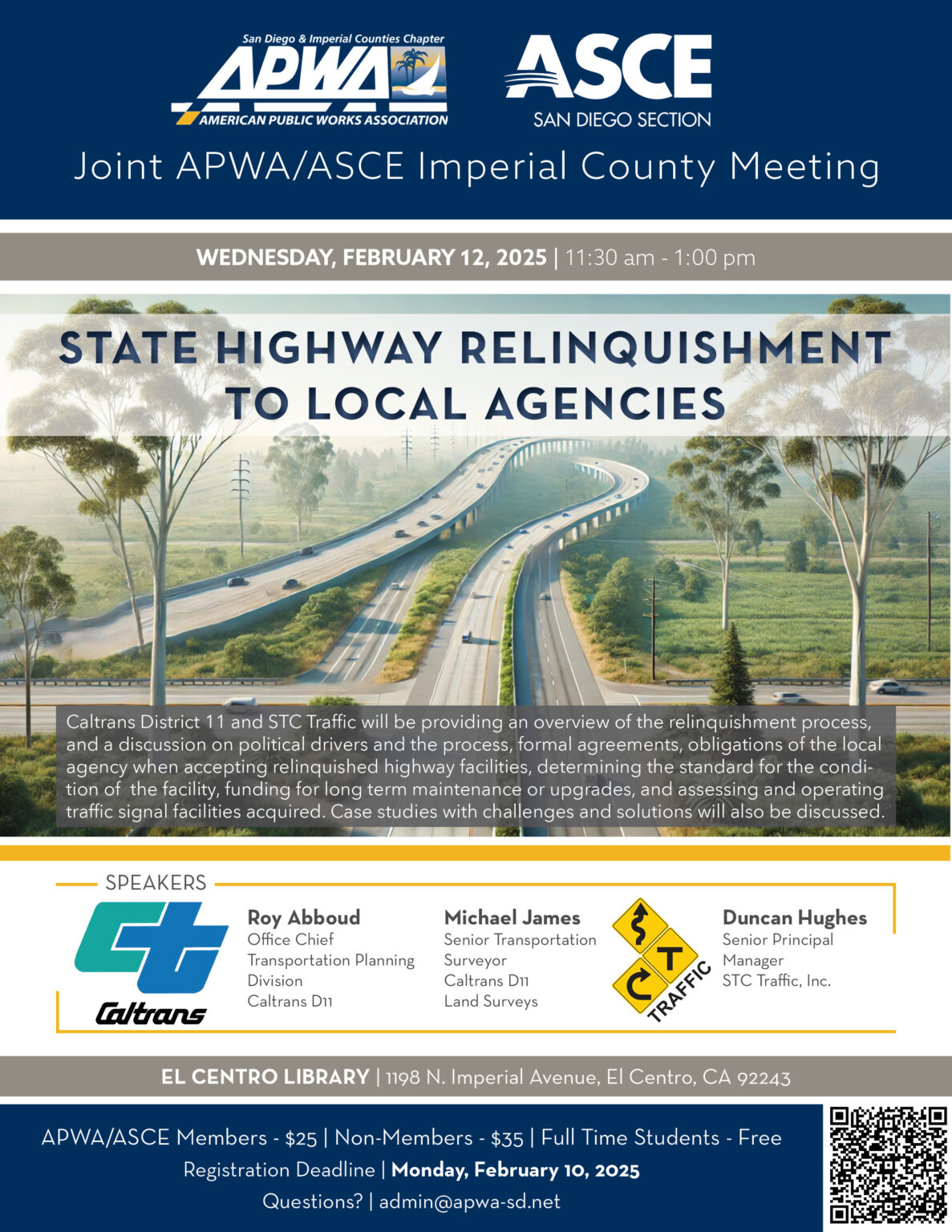 APWA/ASCE Imperial County Meeting – State Highway Relinquishment to ...