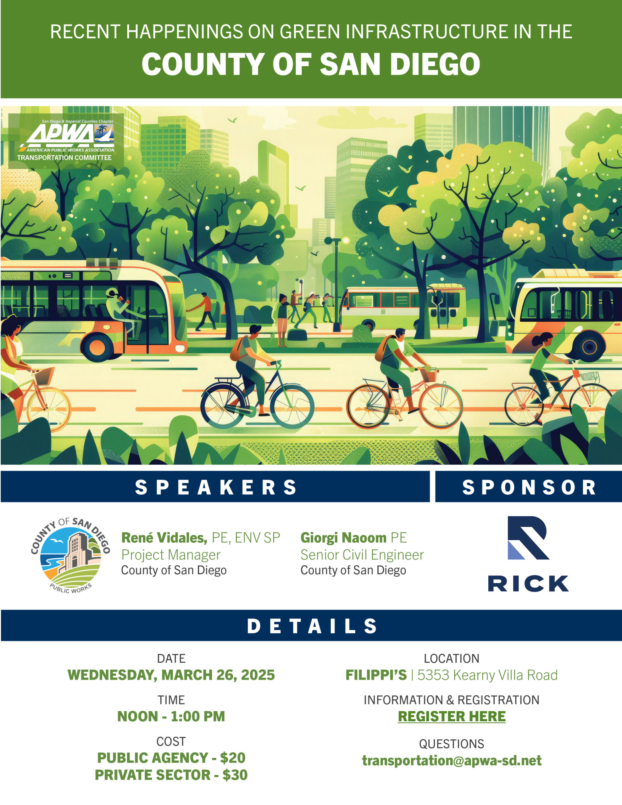 APWA Transportation Committee Meeting – Recent Happenings on Green ...