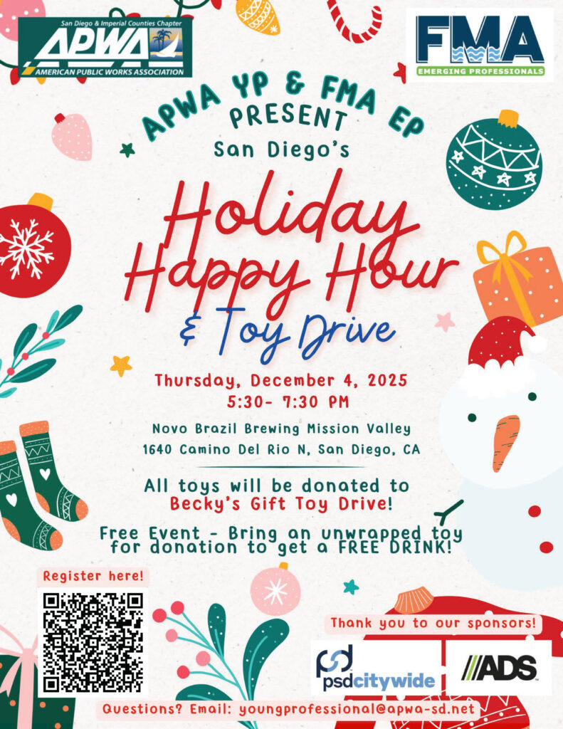 APWA YP & FMA EP Holiday Happy Hour & Toy Drive – APWA San Diego ...