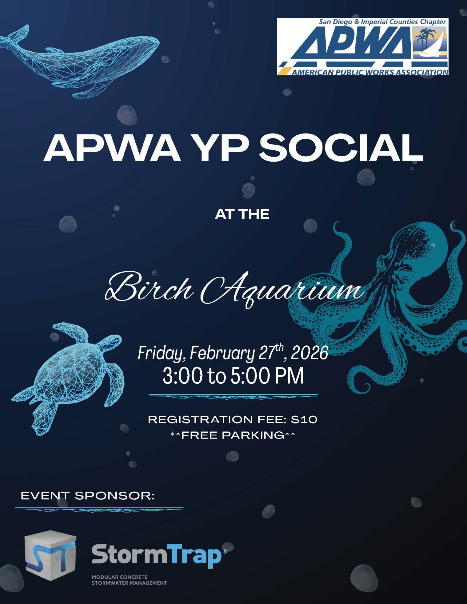 APWA YP Social @ Birch Aquarium – APWA San Diego/Imperial Chapter